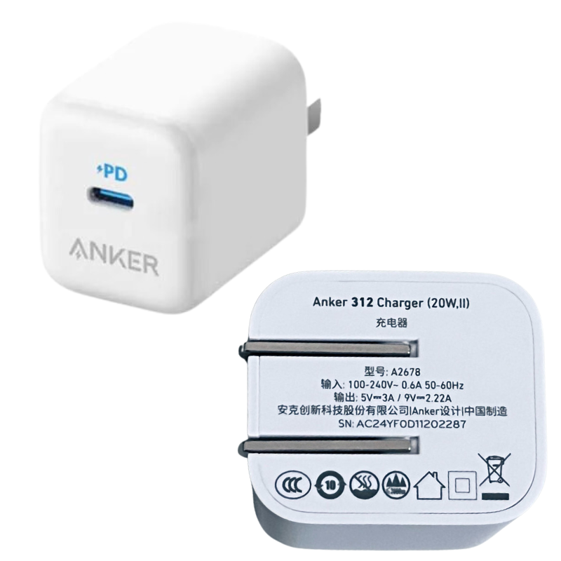 20W Anker 312 Adapter A2678 – Achi Shopping