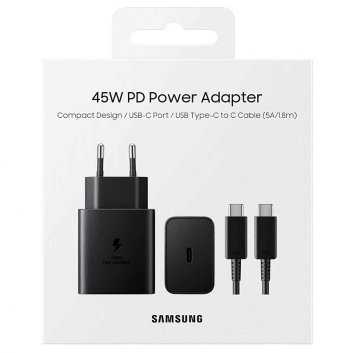 Original 45W Samsung Adapter with 5A Cable 1.8M – Achi Shopping